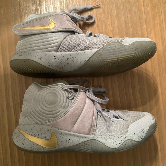 Nike | Shoes | Nike Kyrie 2 Battle Grey Basketball Shoes | Poshmark